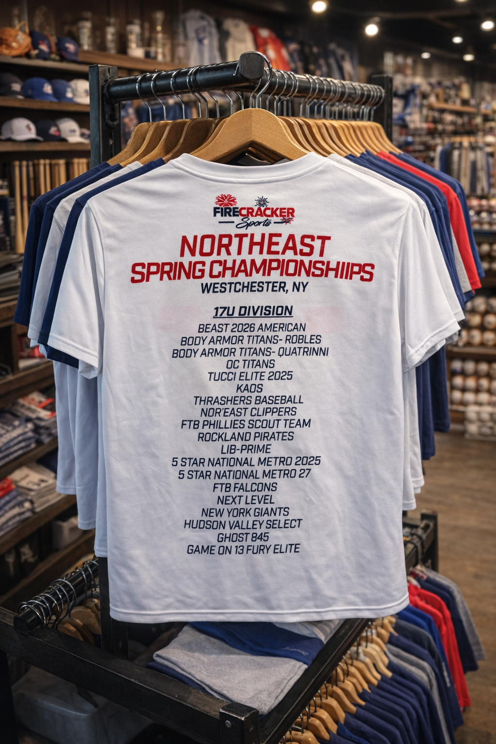 2025 Northeast Spring Championships T-Shirt - Firecracker Sports