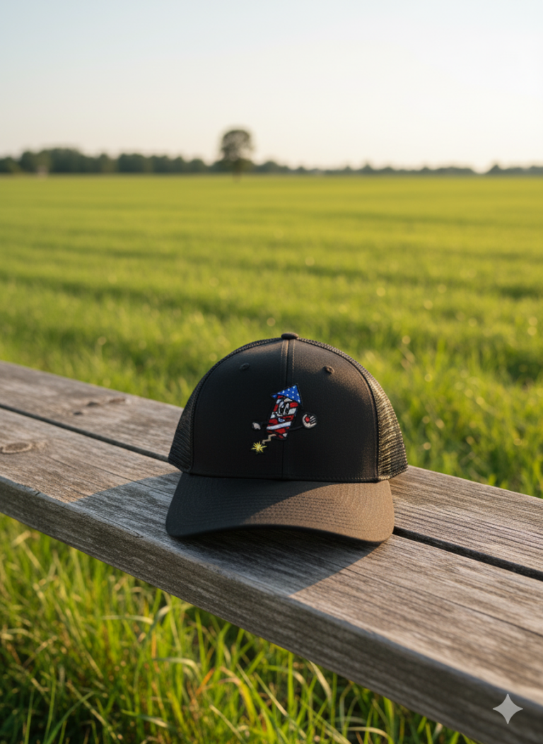 "Boomer" Mascot Trucker Hat - Firecracker Sports