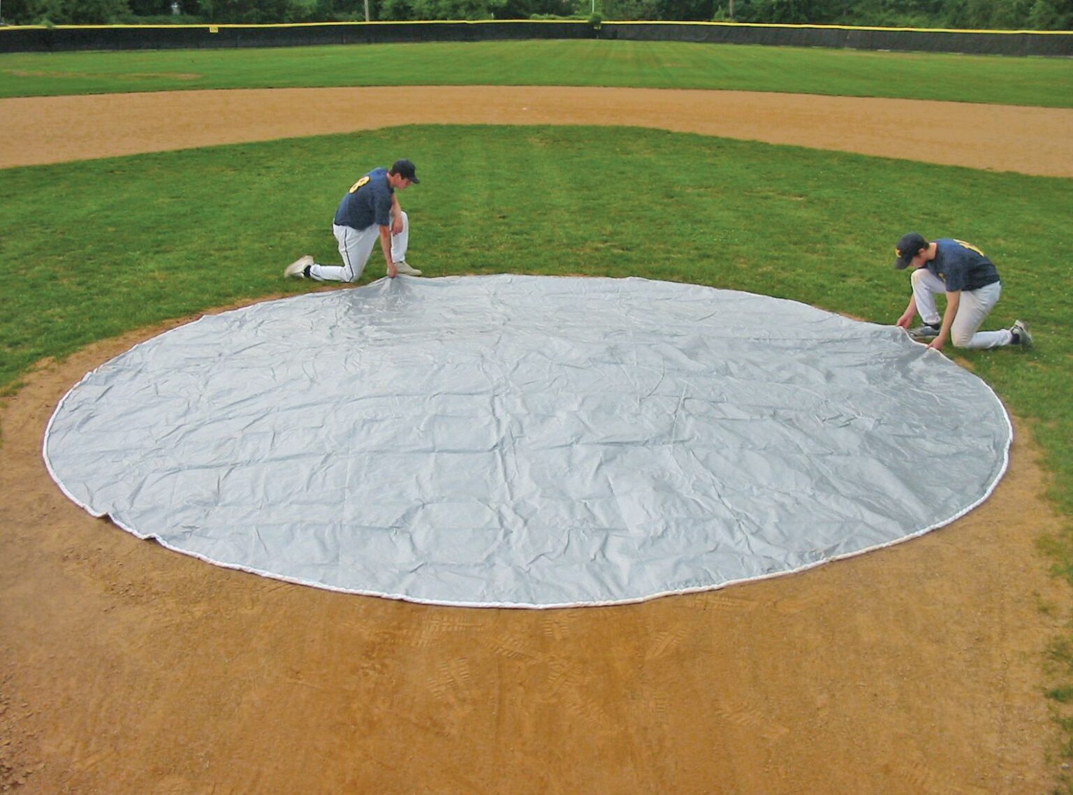 Weighted 6oz Poly Silver/White